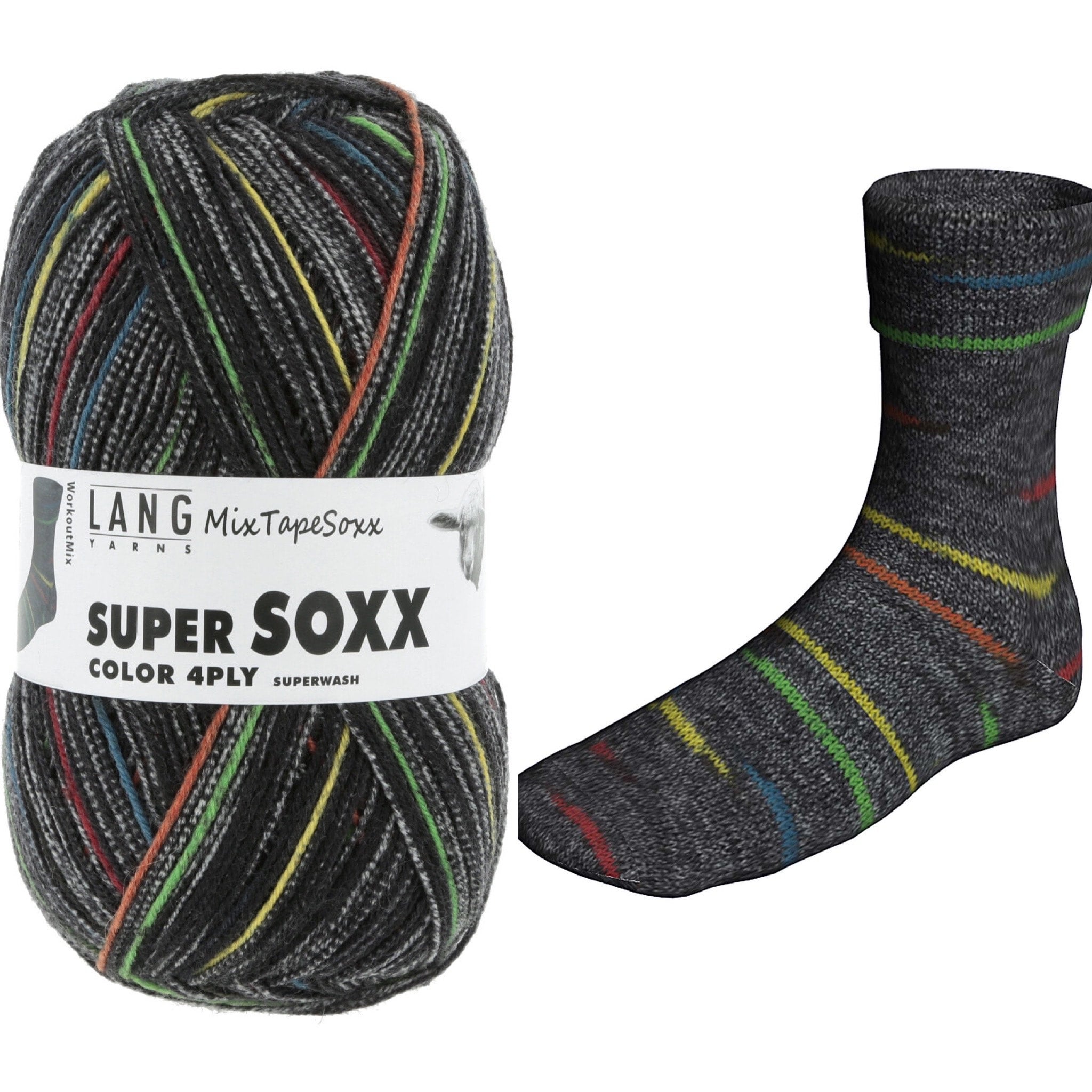 Lang Super Soxx Color 4-Ply | Hermit Thrush Fiber Co.