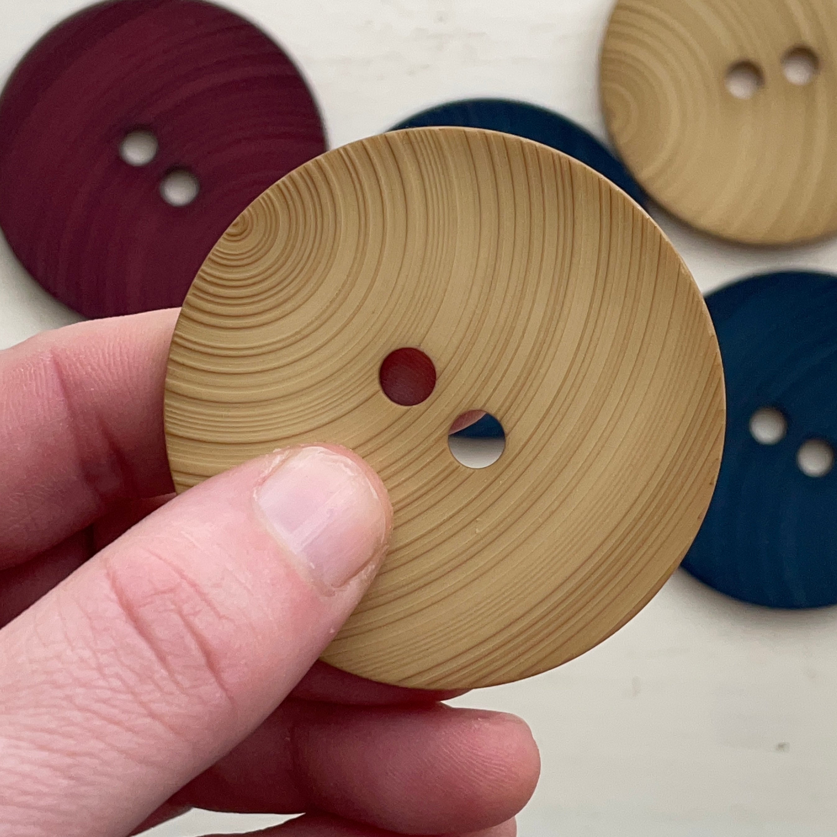 Orbit Texture Button | Hermit Thrush Fiber Co.